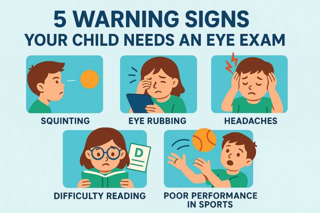 Child Eye Strain & Squinting: 5 Signs Your Kid Needs Eye Exam - Poudre ...