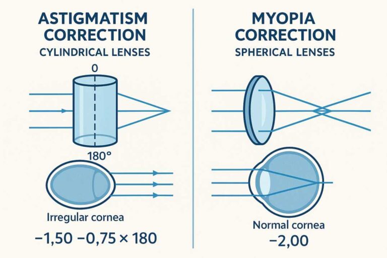 Glasses for Astigmatism vs. Myopia Explained - Poudre Valley Eyecare